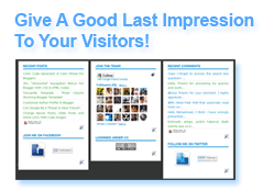 Add a Customized Three Column Footer Widget In Blogger